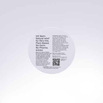 Hit! Balm-all natural relief & recovery. Harm & chemical free